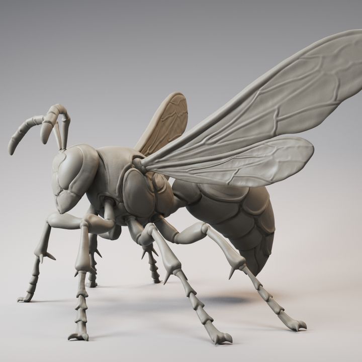 3D Printable Wasp by Art of V